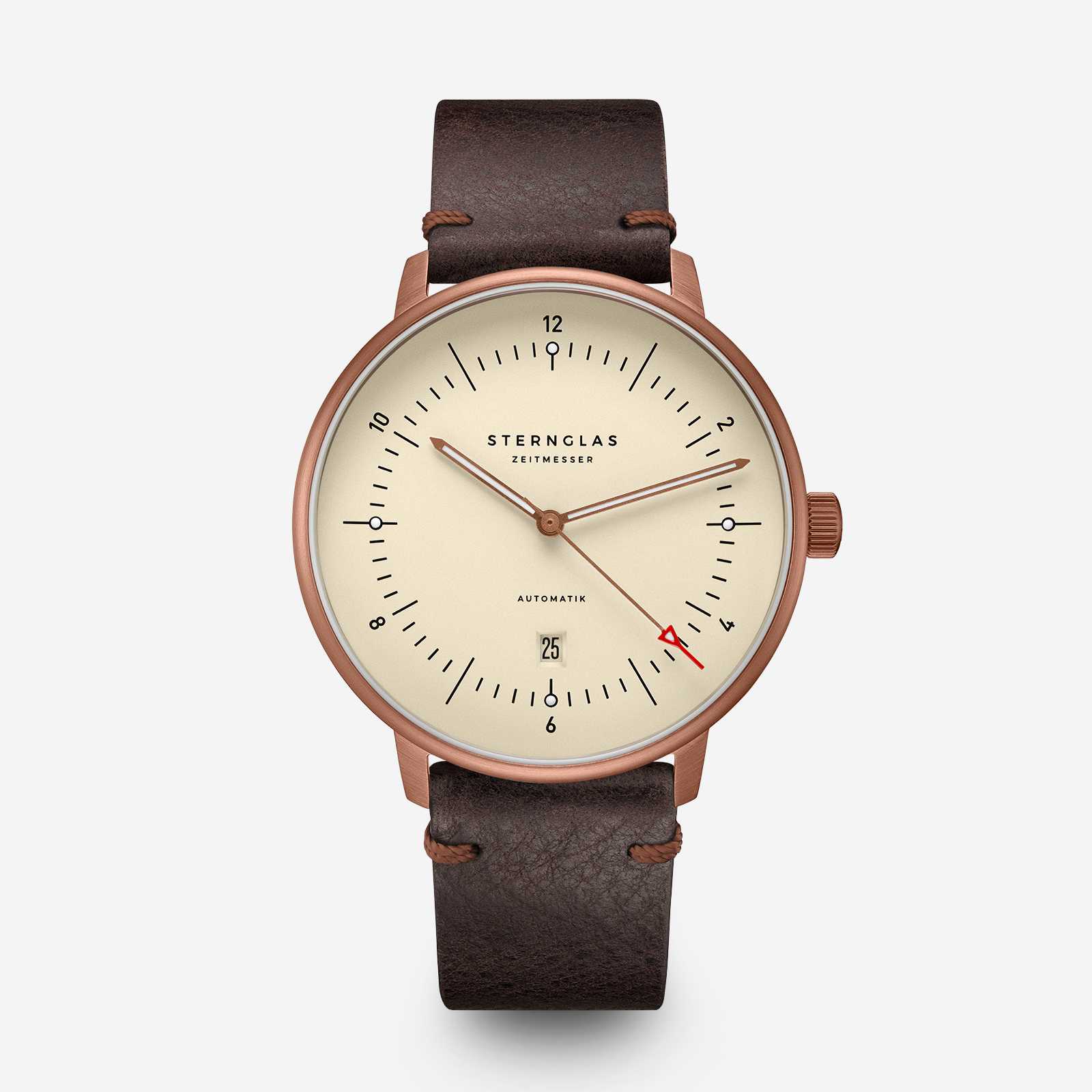 Naos XL Automatik alabaster bronze – sternglas.com